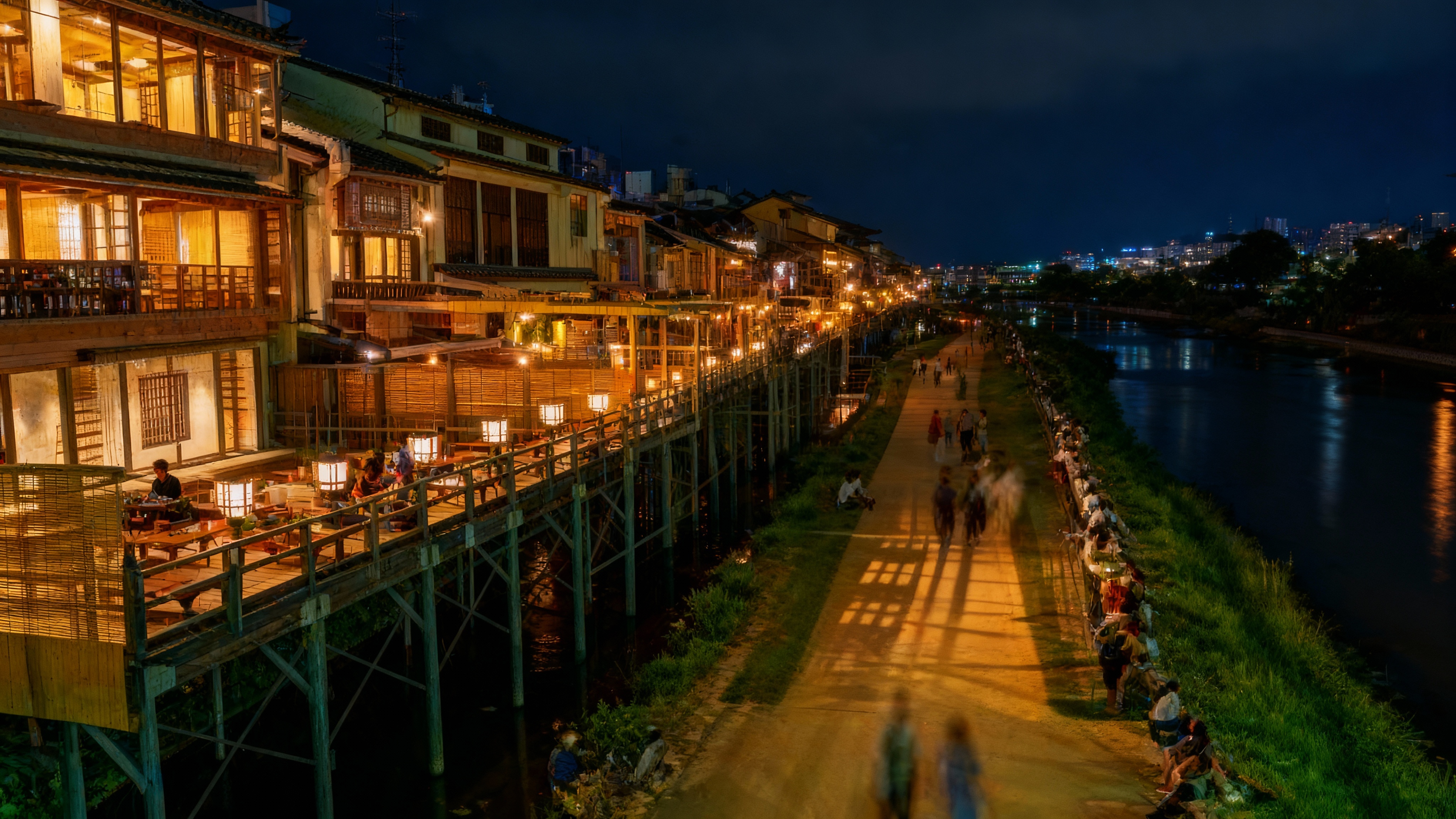 Kyoto Summer Kawadoko Dining: Cool Riverside Retreats & Evening Temples ...